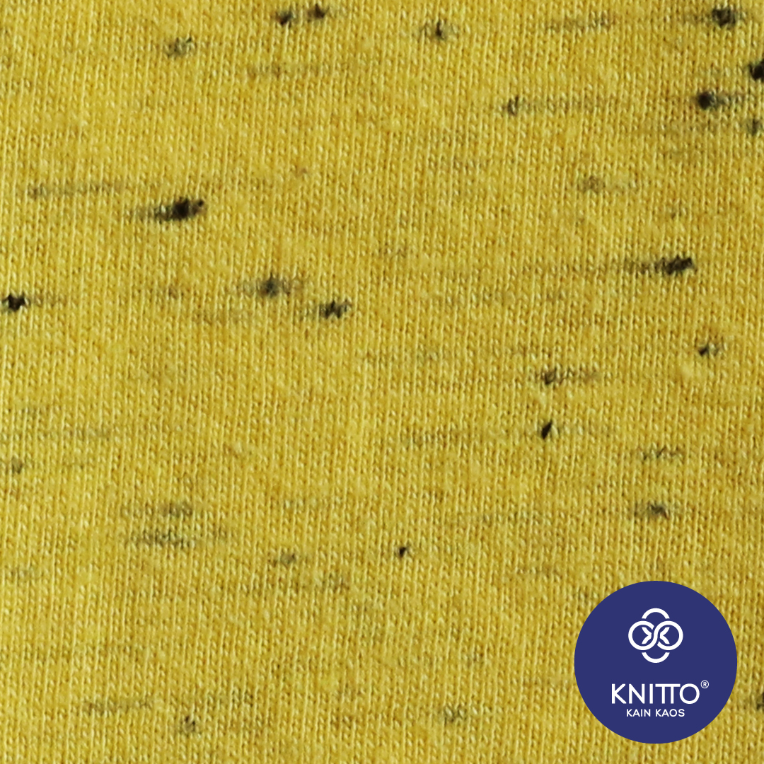 Bahan Cot Galaxy Black 30s Kuning | Toko Bahan Kaos Knitto