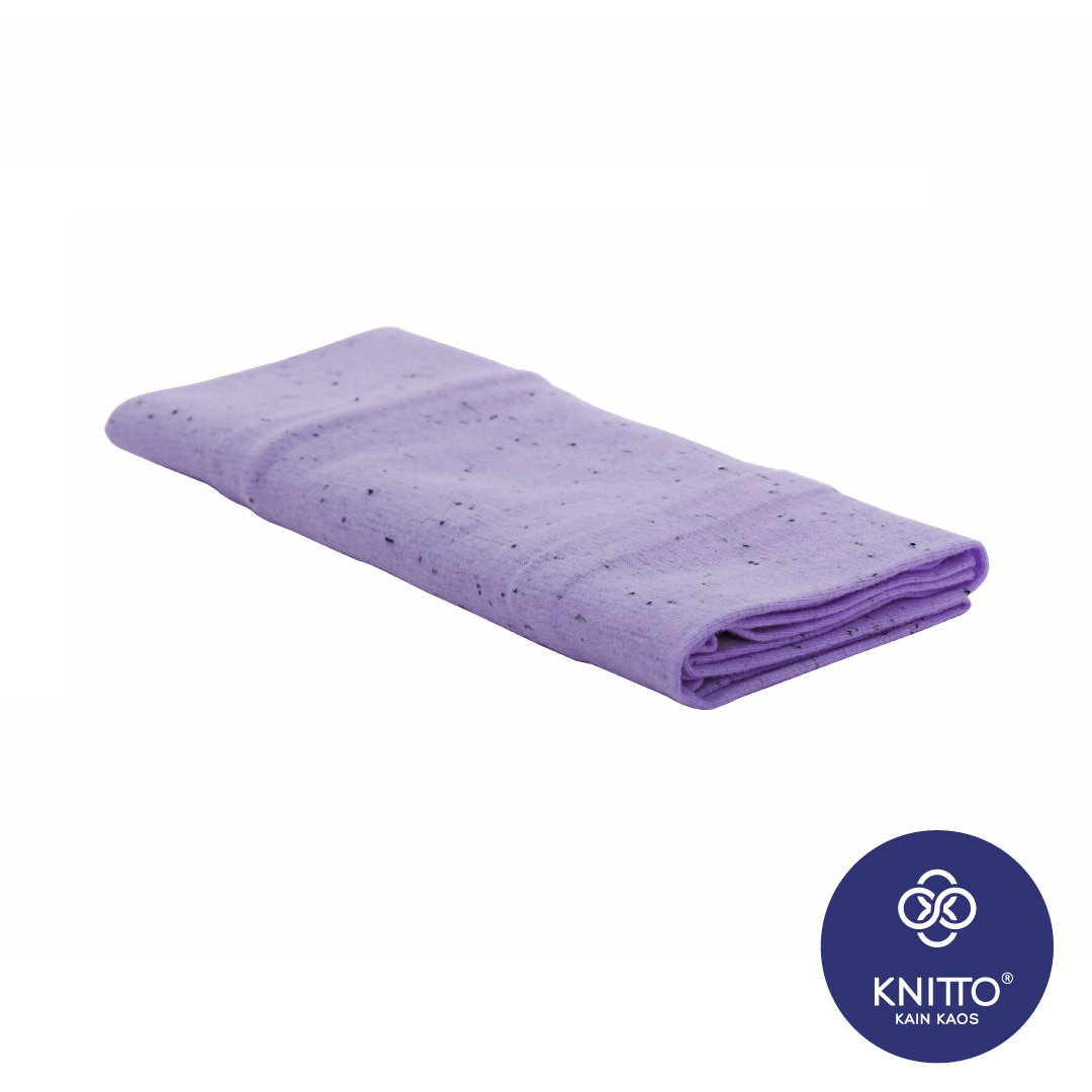 Bahan Cot Galaxy Black 30s Ungu Muda | Toko Bahan Kaos Knitto