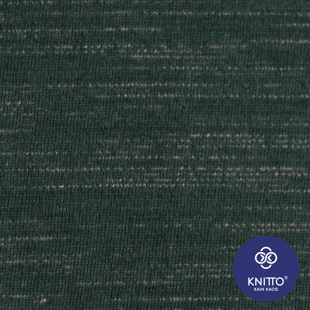 Bahan Cvc Astro 30s Hijau Botol | Toko Bahan Kaos Knitto